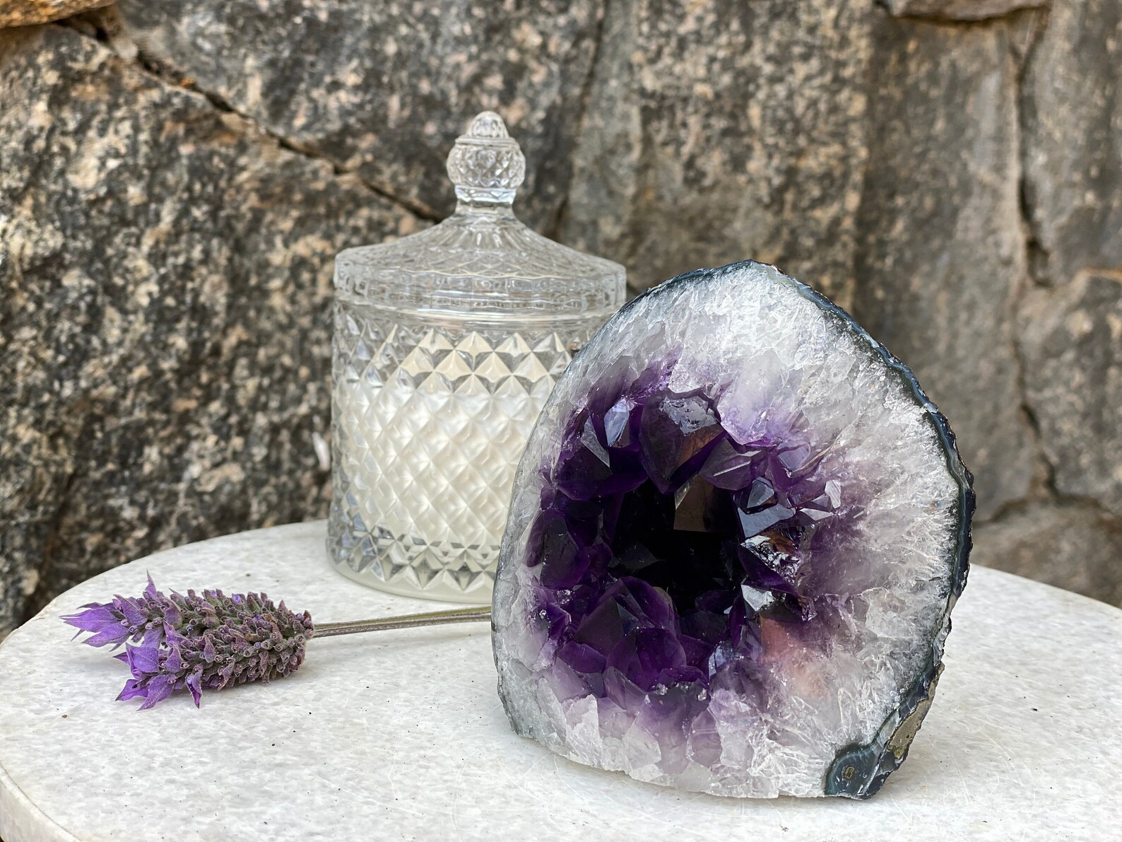 Top Grade Deep Purple Uruguayan Amethyst Amethyst Cathedral | Etsy