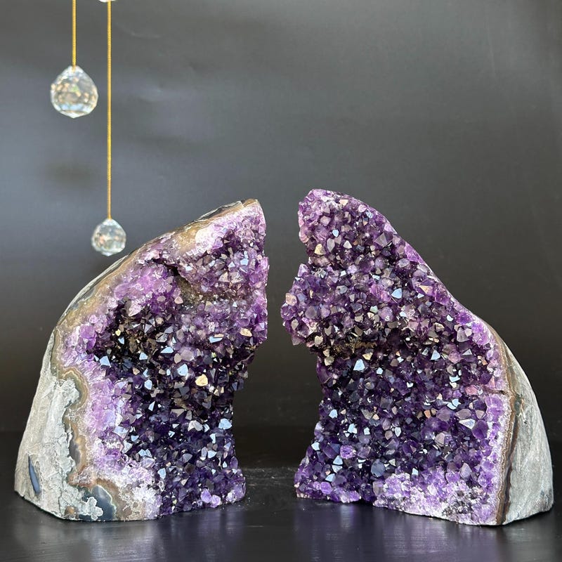 Crystal Bookends - Etsy UK