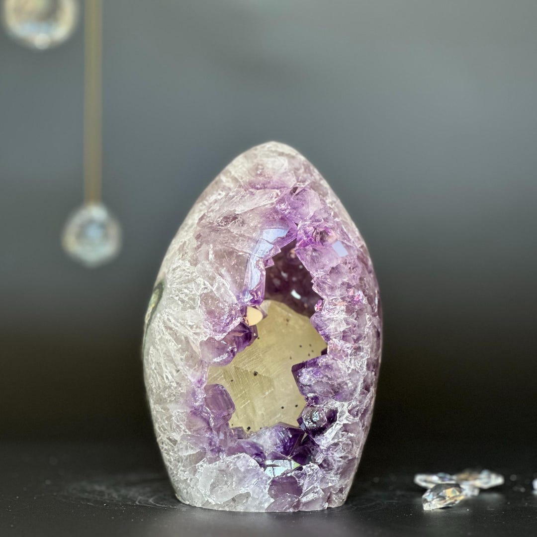 Amethyst Geode Cave, Large Cave Shaped, Wonderful Piece for Collectors ...