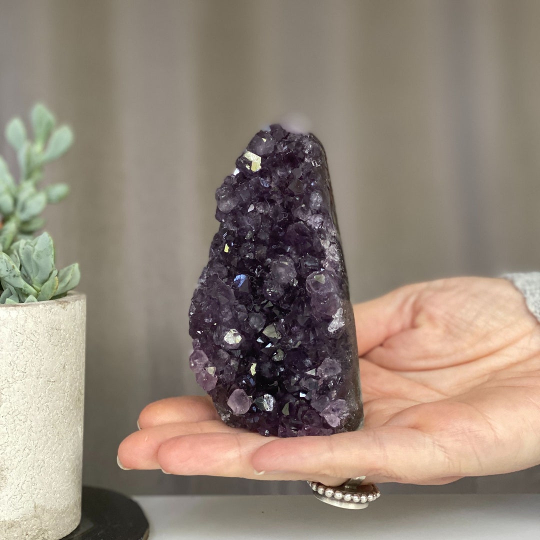 Large Crystals Amethyst Geode Anxiety Relief Stay Safe Gift - Etsy