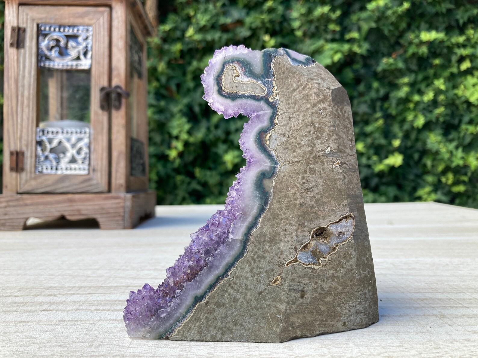 Strange Specimen Amethyst Geode Raw Purple Crystal Cluster | Etsy