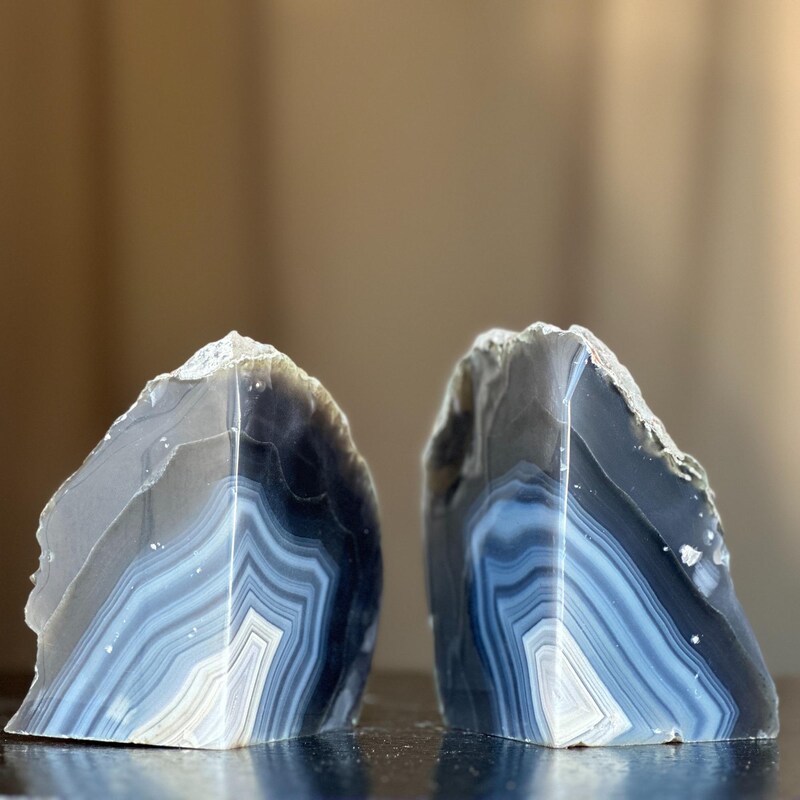 Agate Bookends - Etsy