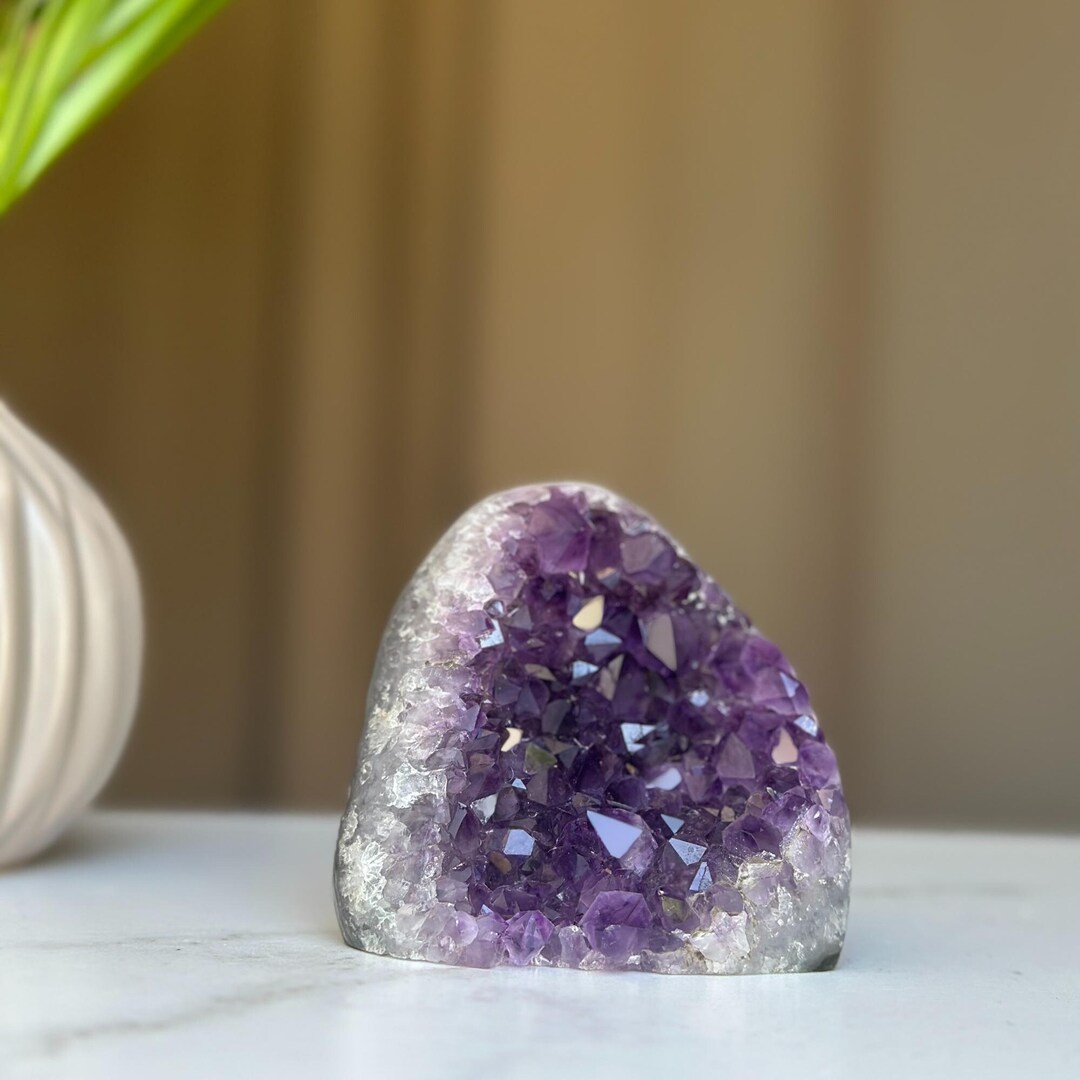 Strange Specimen Amethyst Geode, Raw Purple Crystal Cluster - Etsy