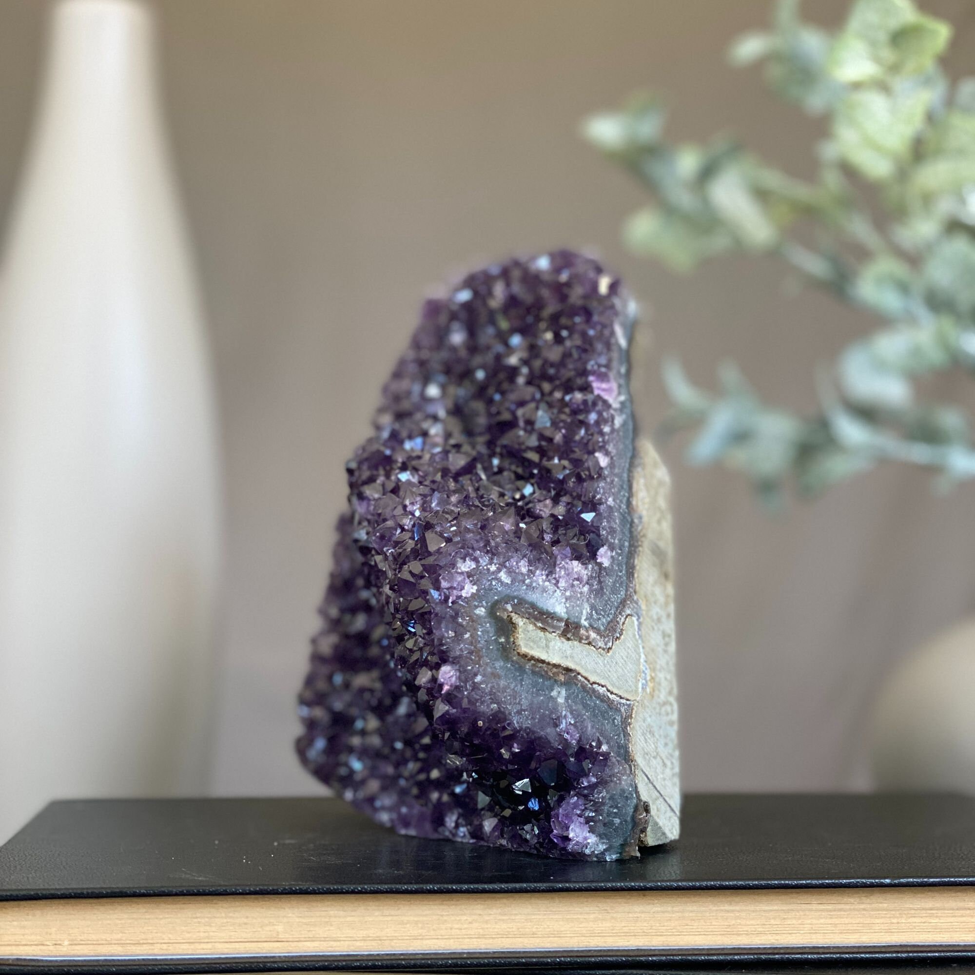 Large Amethyst Geode Unique Raw Dark Huge Crystal Cluster - Etsy