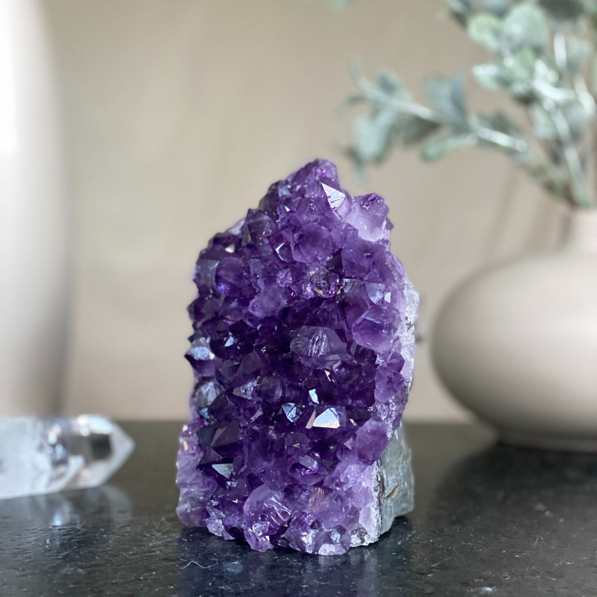 Deep Purple Amethyst Cathedral Geode Unique Raw Crystal - Etsy