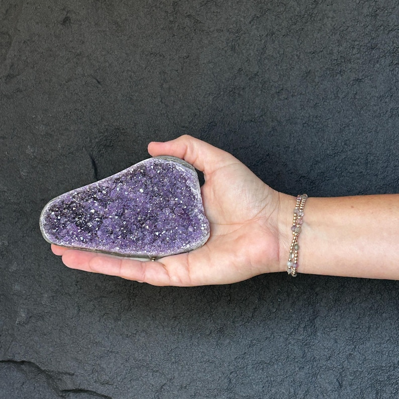 Raw Amethyst Crystal Cluster: Uruguay Mineral Specimen, Healing Stone ...