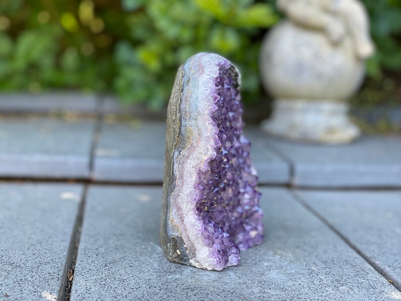 Large Amethyst Geode 2 Lb. Unique Crystal Cluster With - Etsy