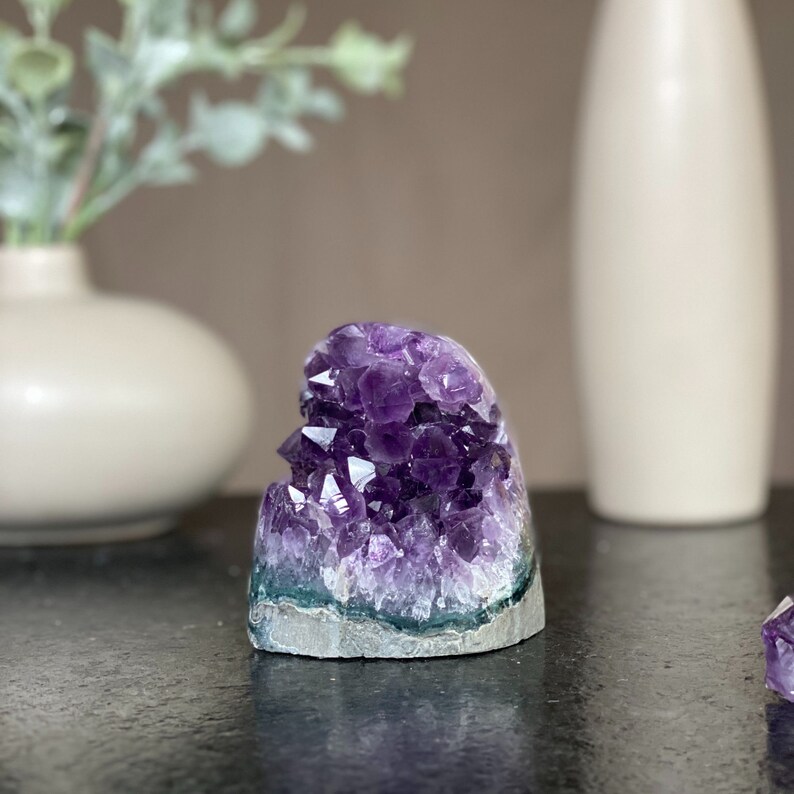 Amethyst Raw Stone Unique Raw Geode Large Crystal Cluster - Etsy
