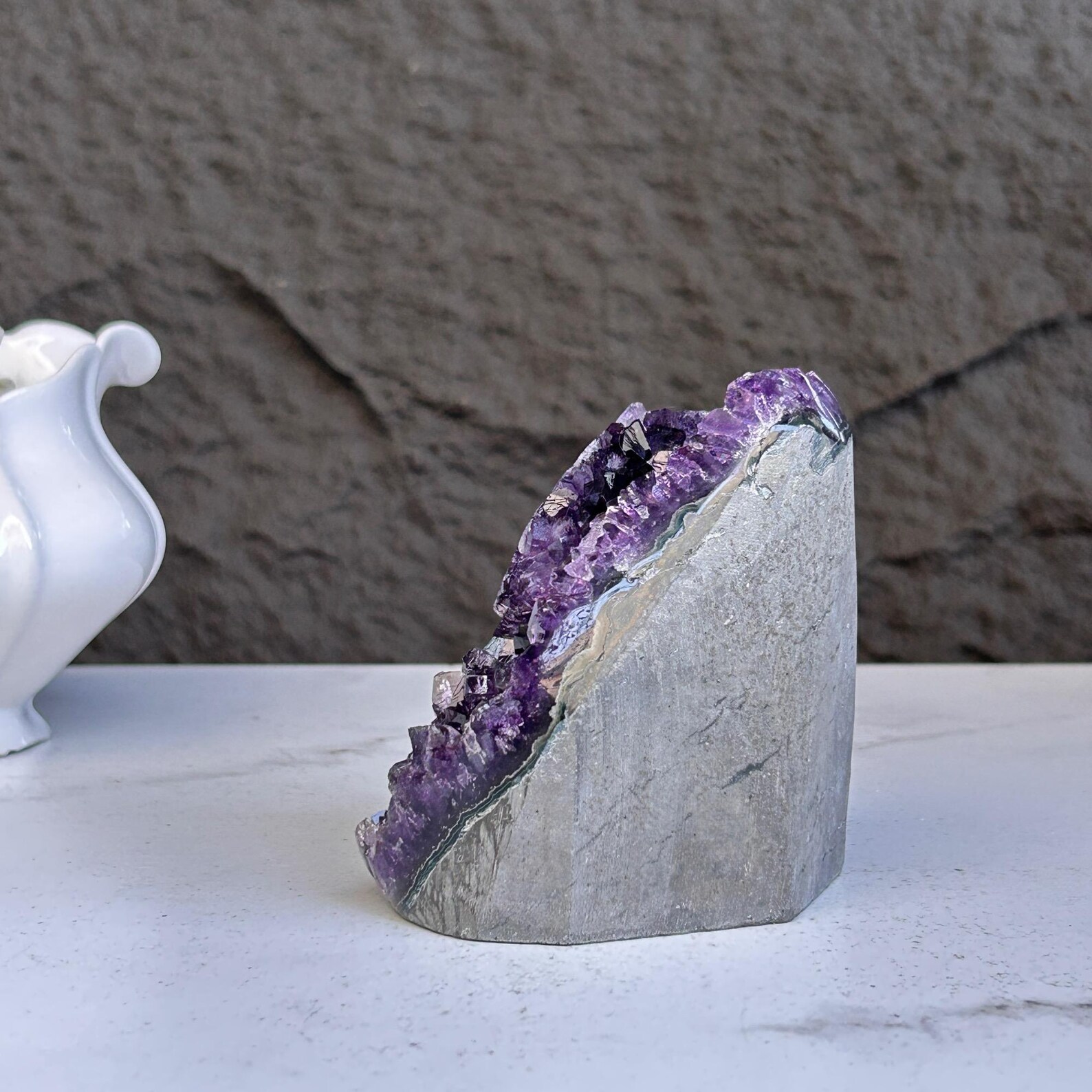 Large Amethyst Geode With FREE GIFT BOX, Mindfulness Gift - Etsy