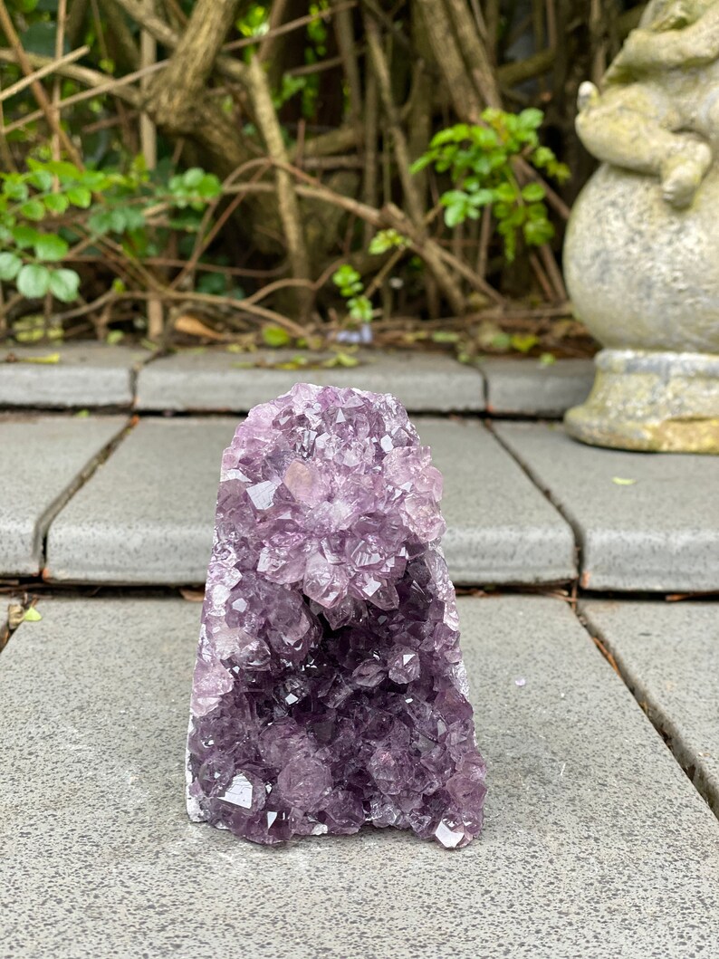 Deep Purple Amethyst cathedral geode Unique raw crystal | Etsy