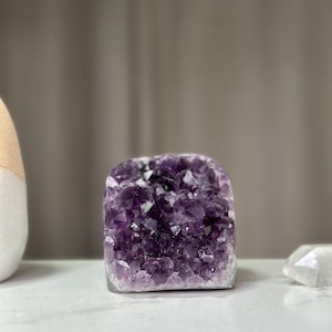 Top Grade Deep Purple Uruguayan Amethyst, Amethyst Cluster With Agate ...