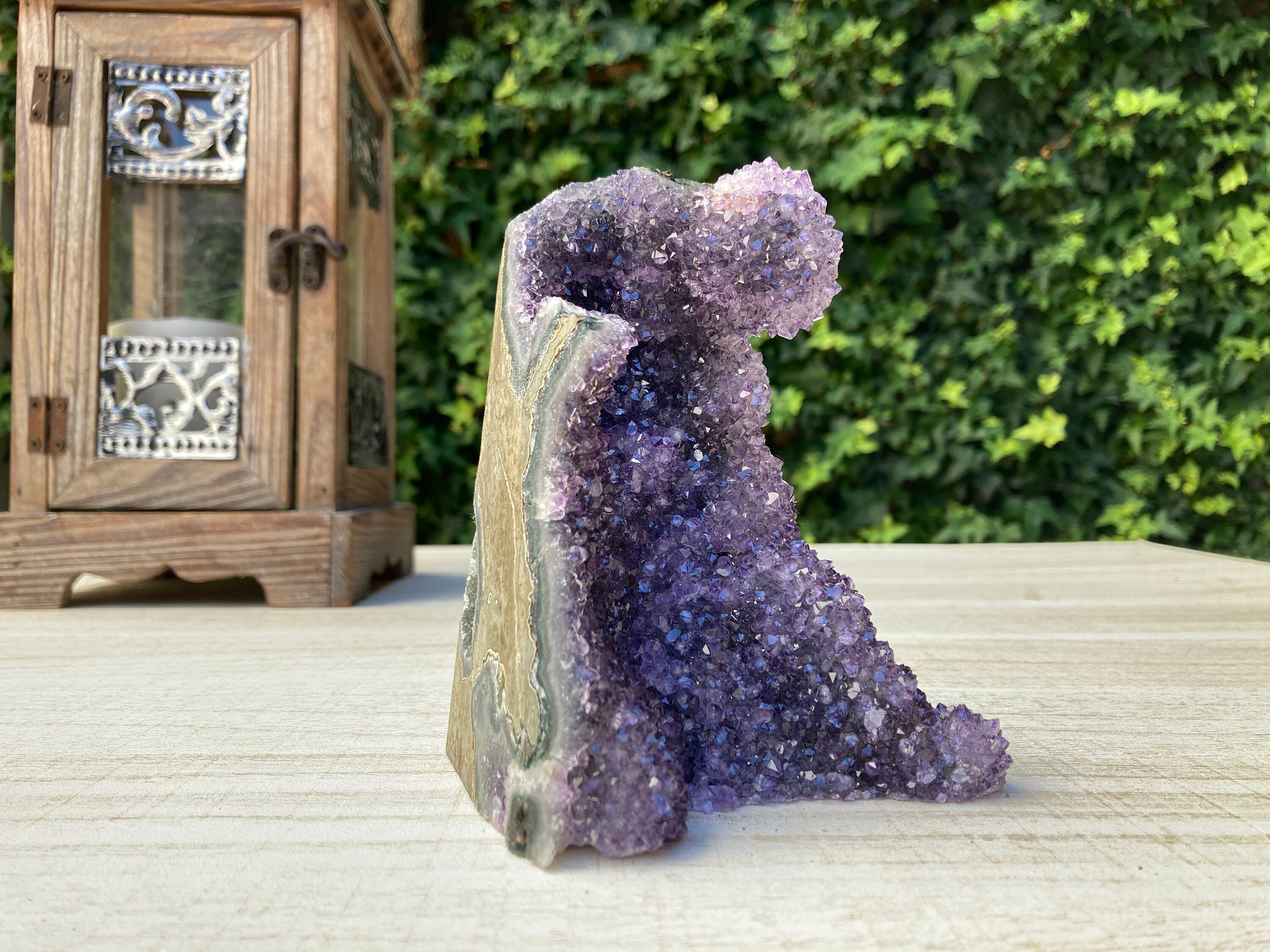 Strange Specimen Amethyst Geode Raw Purple Crystal Cluster | Etsy