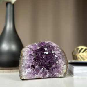 Deep Purple Amethyst Cathedral Geode Unique Raw Crystal - Etsy