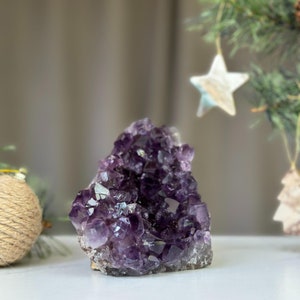 Amethyst Geode Unique Raw Crystal Cluster - Etsy