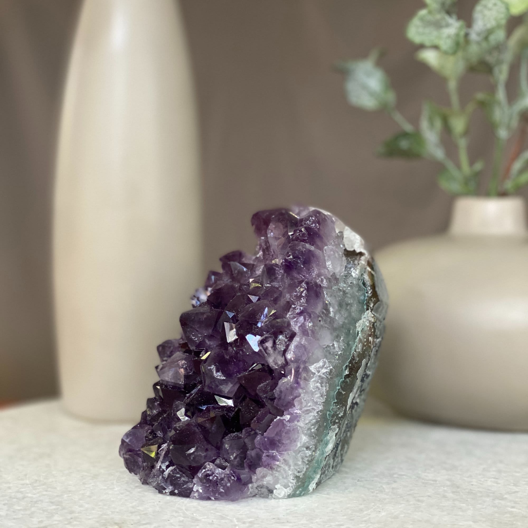 Amethyst Geode Unique Raw Crystal Cluster - Etsy