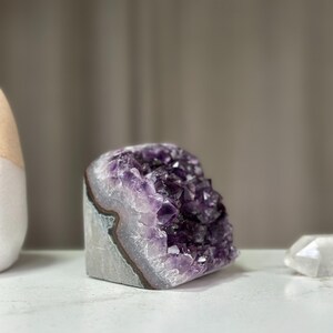 Top Grade Deep Purple Uruguayan Amethyst, Amethyst Cluster With Agate ...