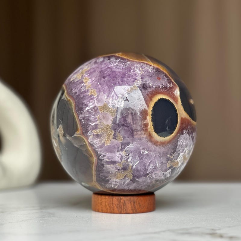 Large Crystal Ball - Etsy