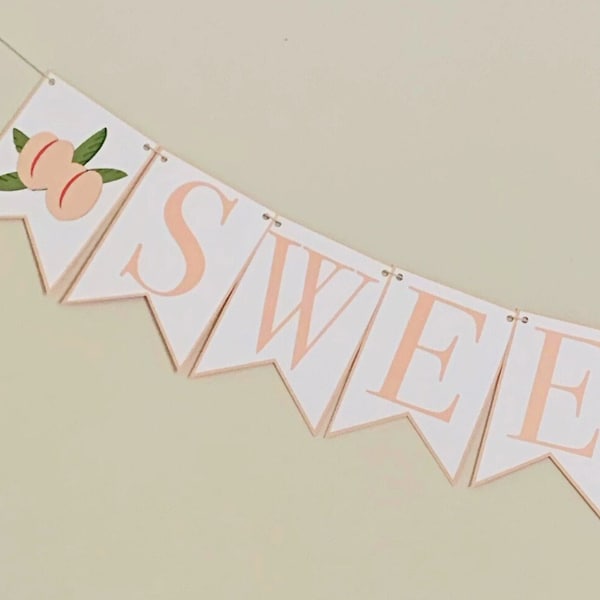 Sweet as a Peach Baby Shower - Etsy