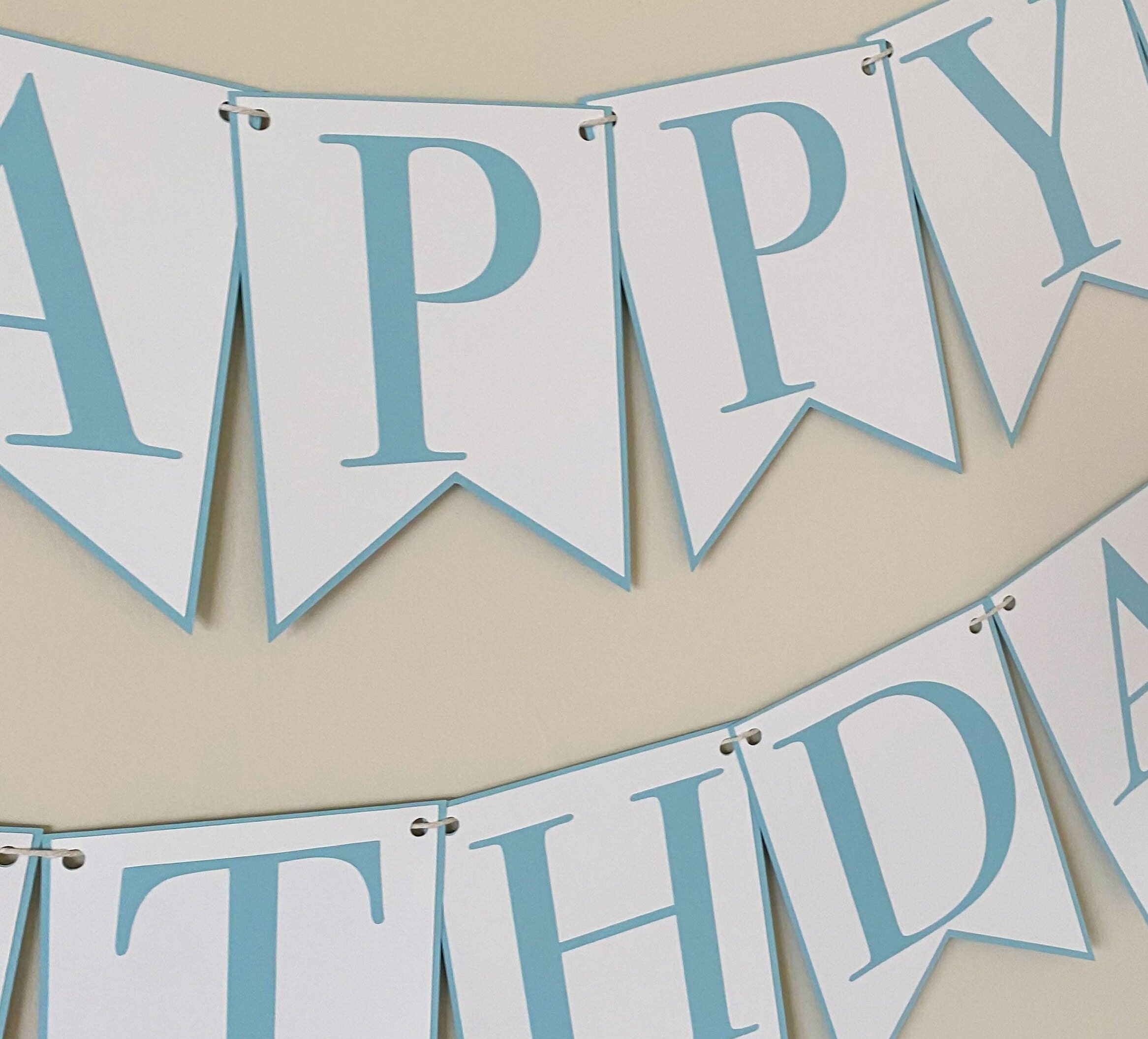 Teddy Bear Happy Birthday Banner - Handmade Party Decor - Etsy