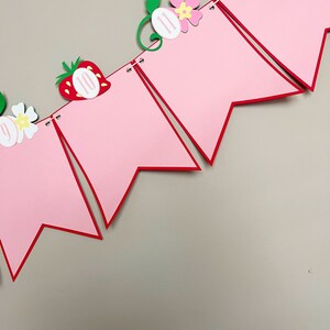 Strawberry Blossom 12 Month Photo Banner - Berry First, Berry Sweet ...