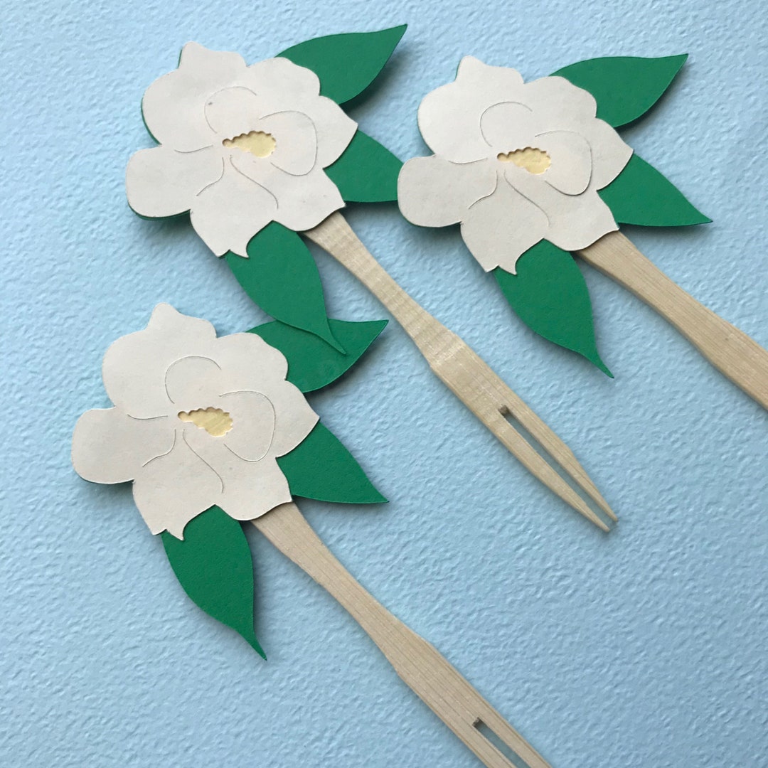 Magnolia Cupcake Toppers (set of 12) - Sweet Little Magnolia Baby ...