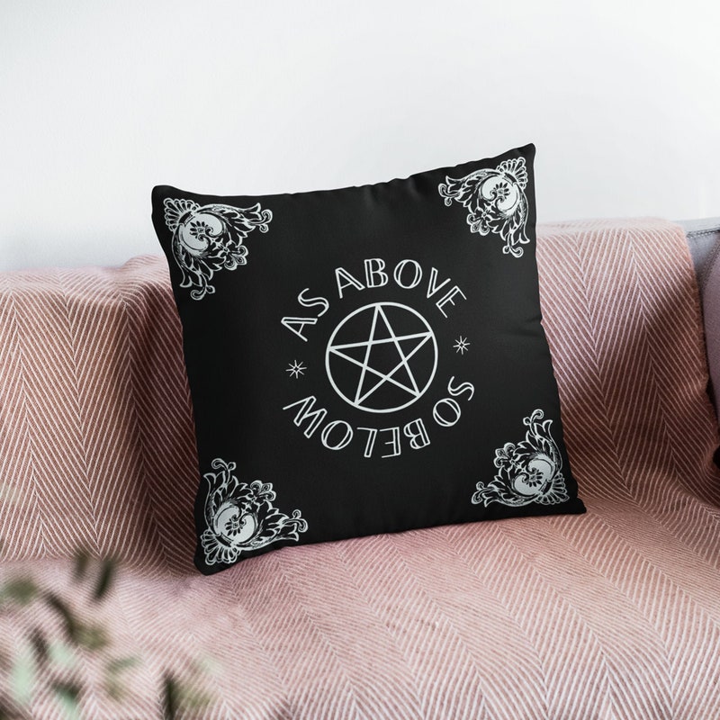 Goth Pillow - Etsy