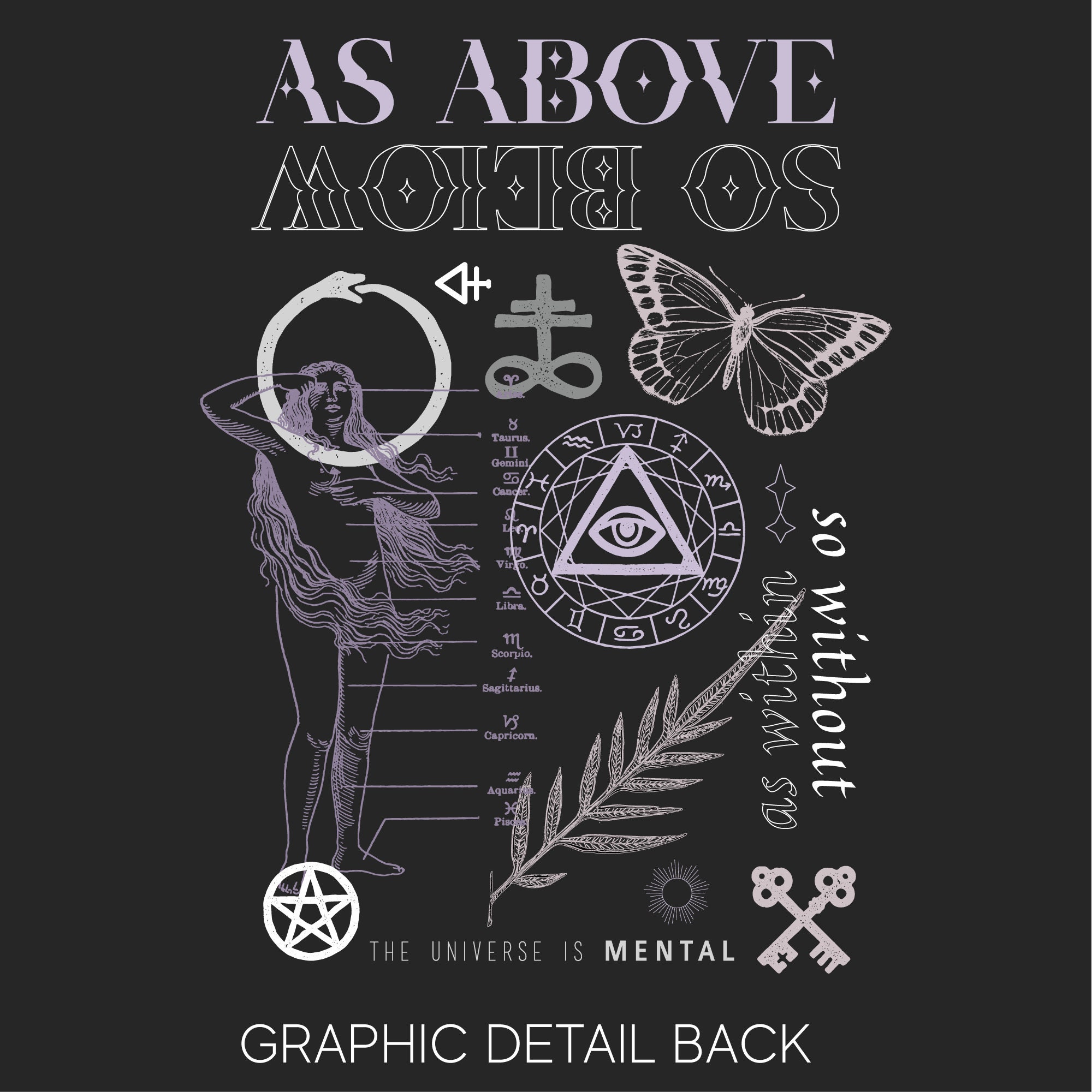 As Above So Below Occult Alchemy Shirt Edgy Pagan Aesthetic | Etsy