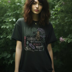 Dark Cottagecore Edgy Green Witch Nature Lover Shirt - Etsy