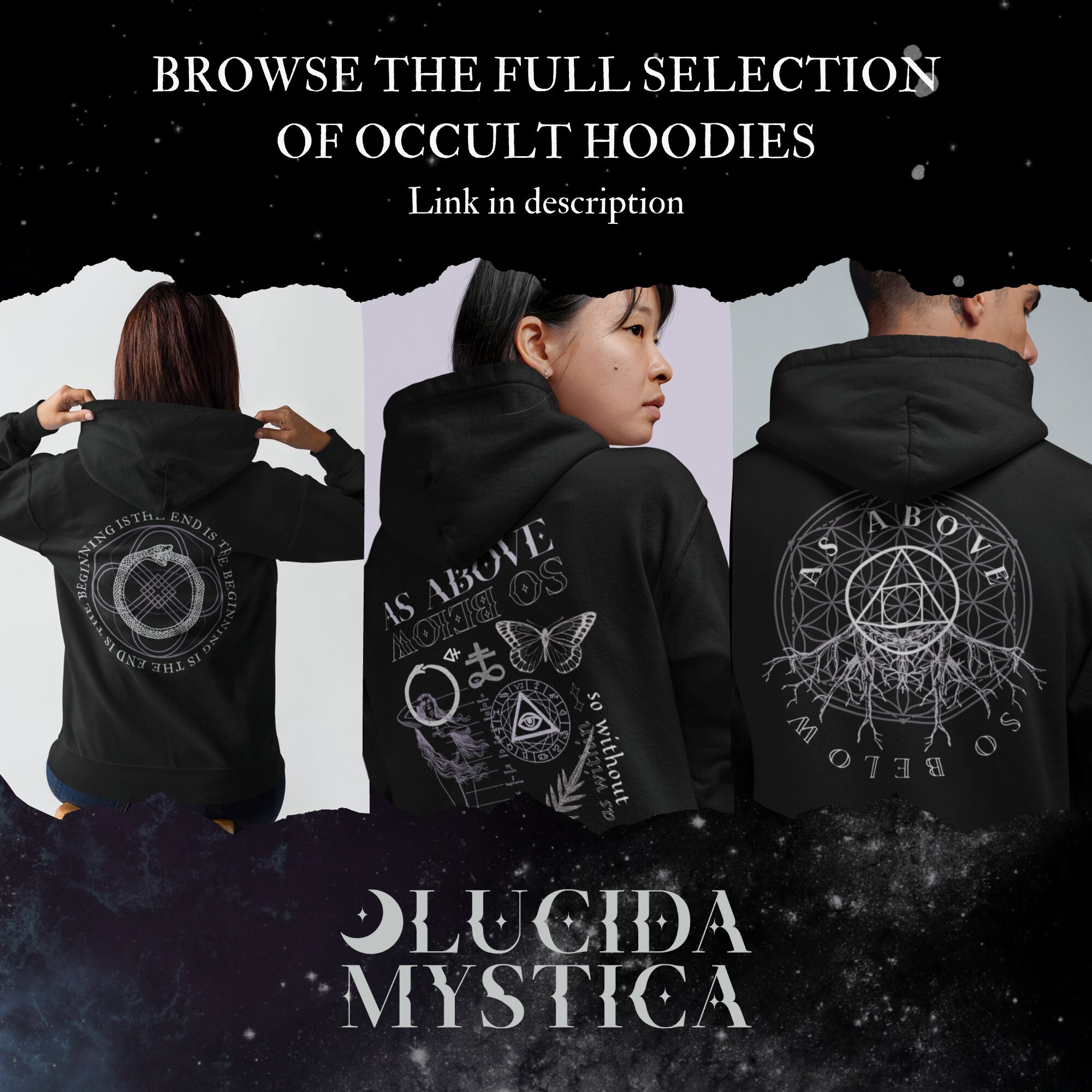 As Above so Below Alchemy Zip up Occult Hoodie Edgy Plus Size - Etsy