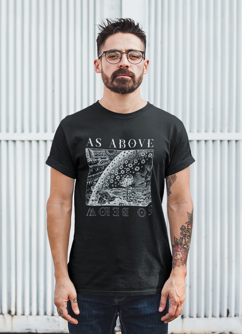 As Above so Below Occult Esoteric Shirt Alternative Alchemy | Etsy