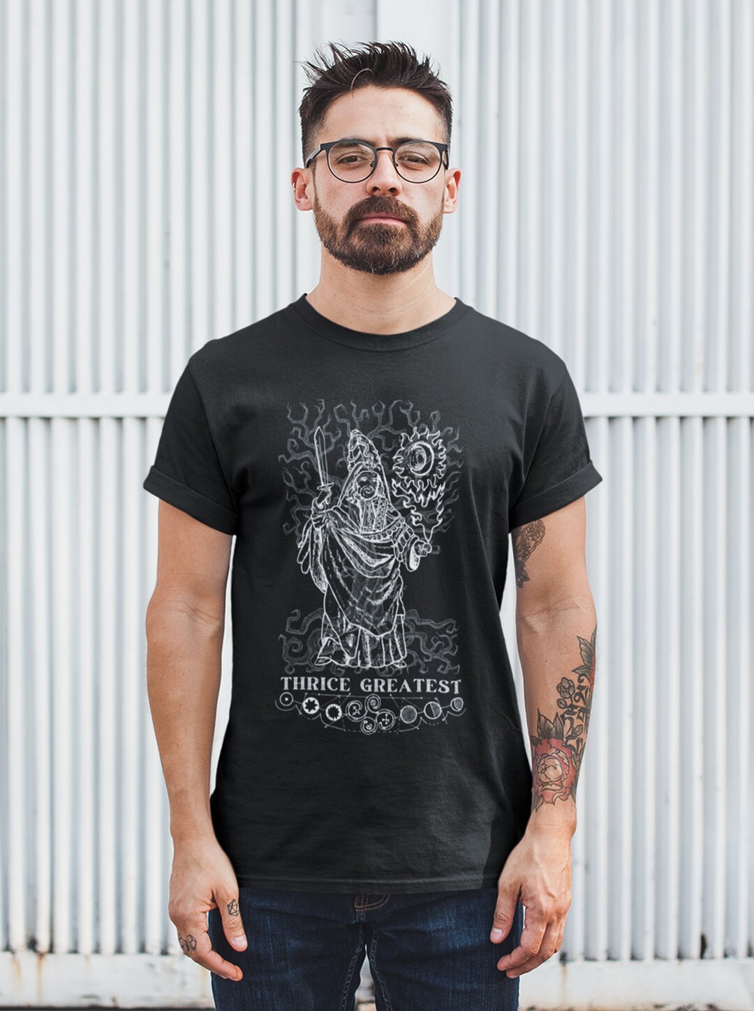 Esoteric Hermetic Occult Shirt, Edgy Alternative Alchemy Gift for Him ...