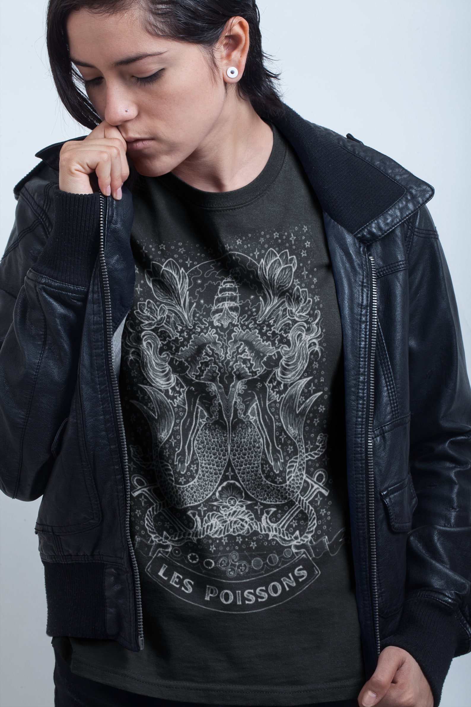 Pisces Zodiac Esoteric Occult Shirt, Edgy Alternative Pagan Clothing ...