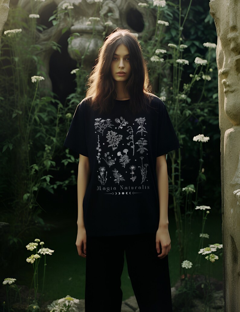 Green Witch Natural Magic Herbology Mystical Shirt - Etsy