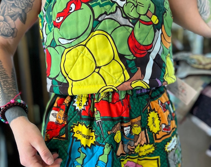 Quilted Teenage Mutant Ninja Turtles Tank Top - Etsy