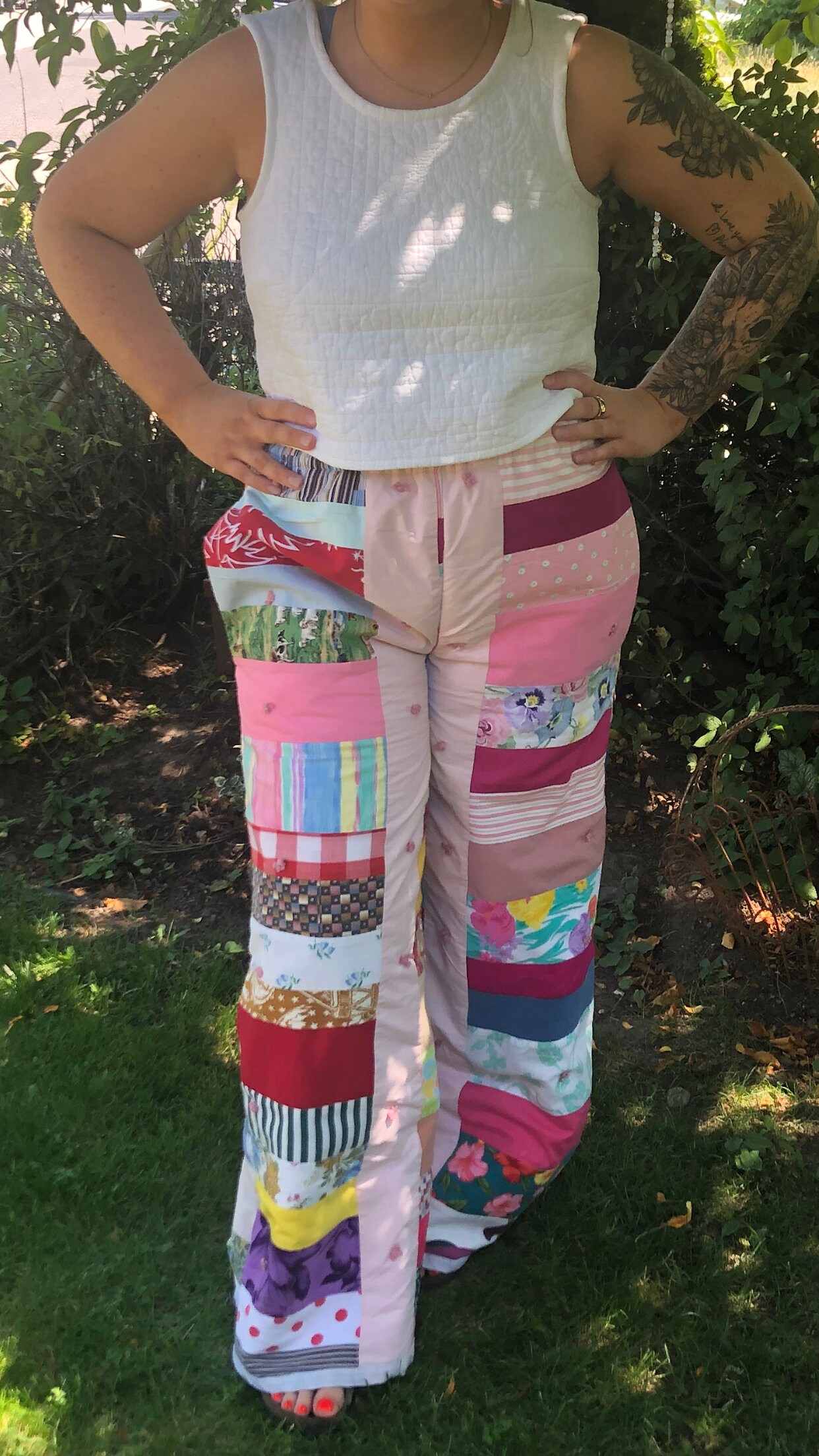 Vintage Upcycled Quilt Pant - Etsy