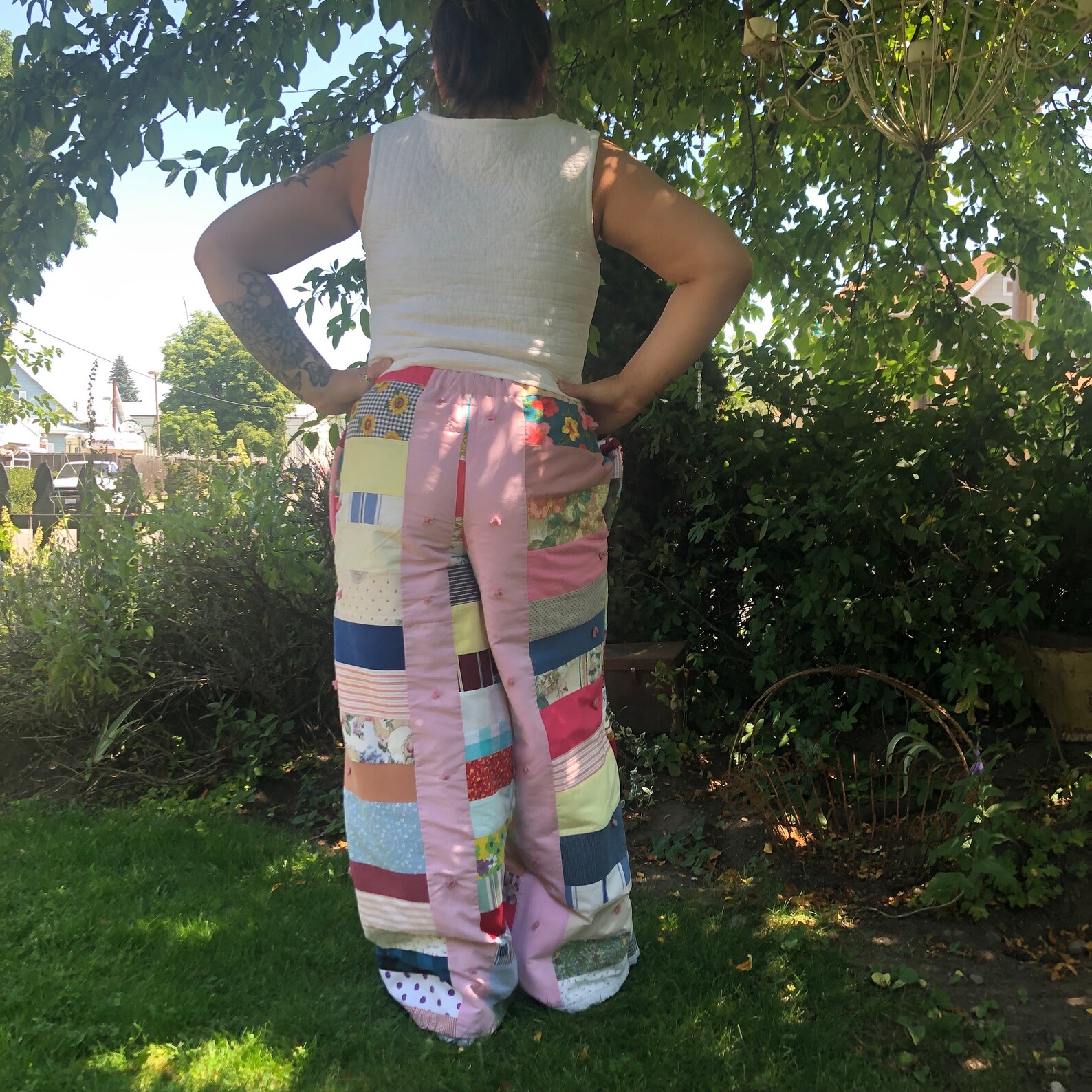 Vintage Upcycled Quilt Pant - Etsy