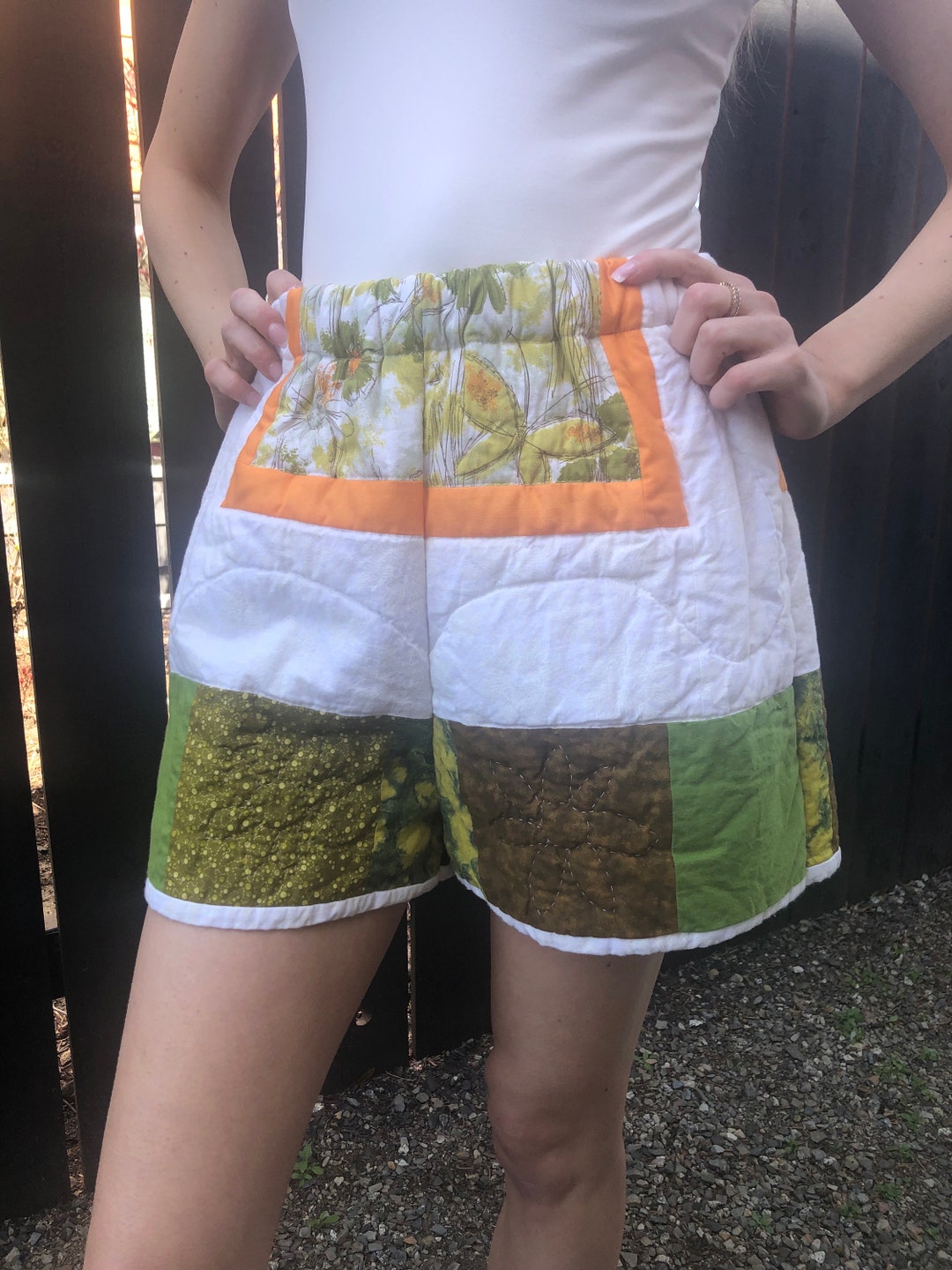 Quilted Shorts - Etsy
