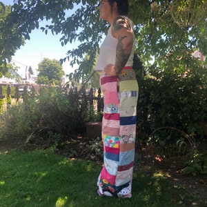 Vintage Upcycled Quilt Pant - Etsy