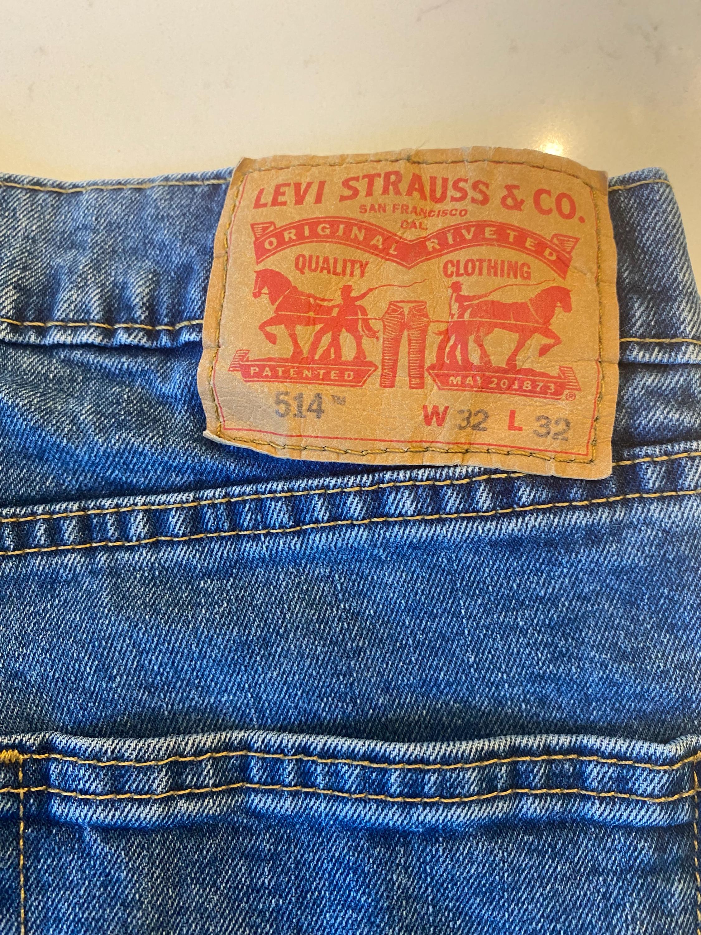 Vintage Y2k Perfectly Worn in Straight Leg Levi’s. 32x32 - Etsy
