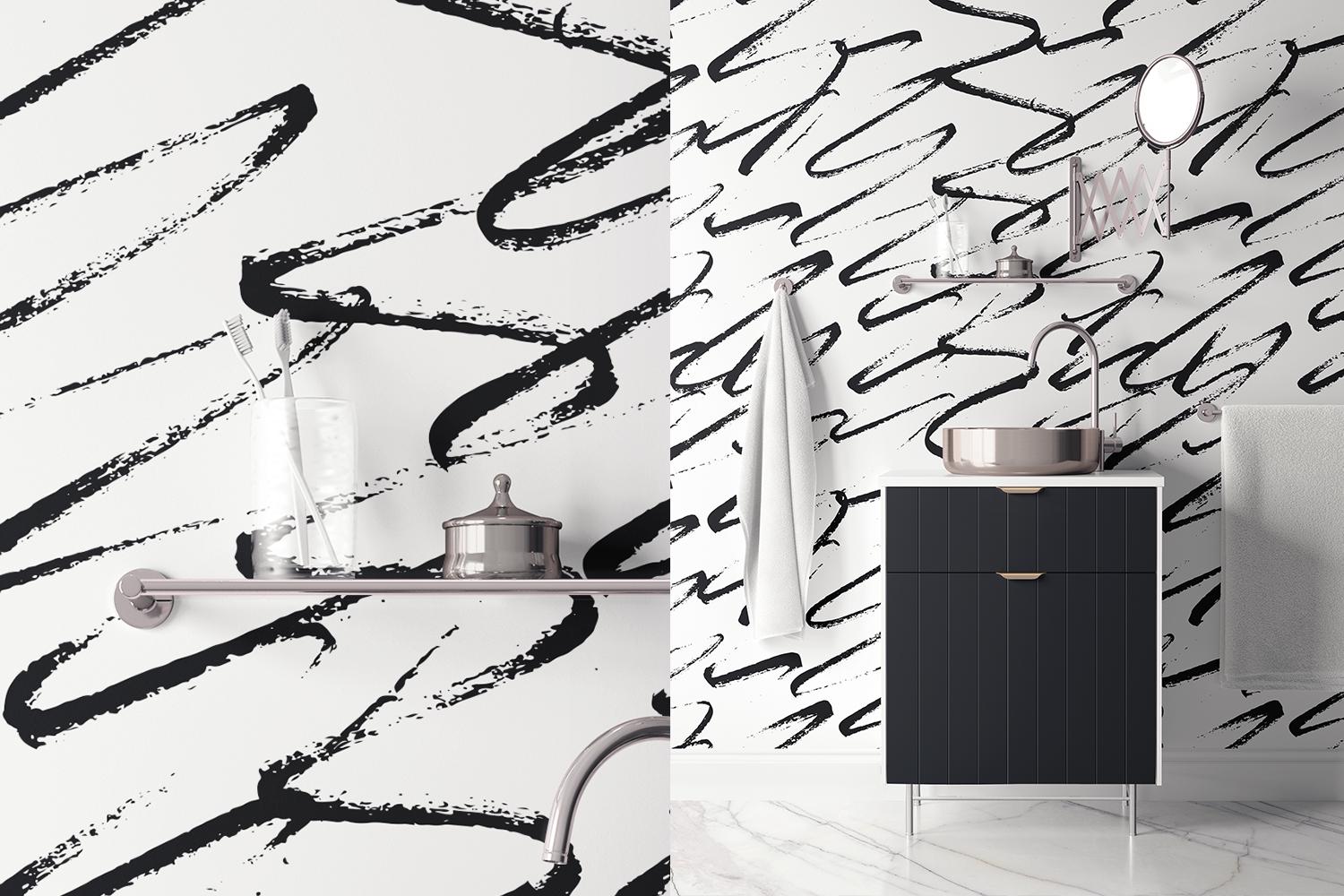 Brush Traces - Digital Seamless Pattern - Etsy