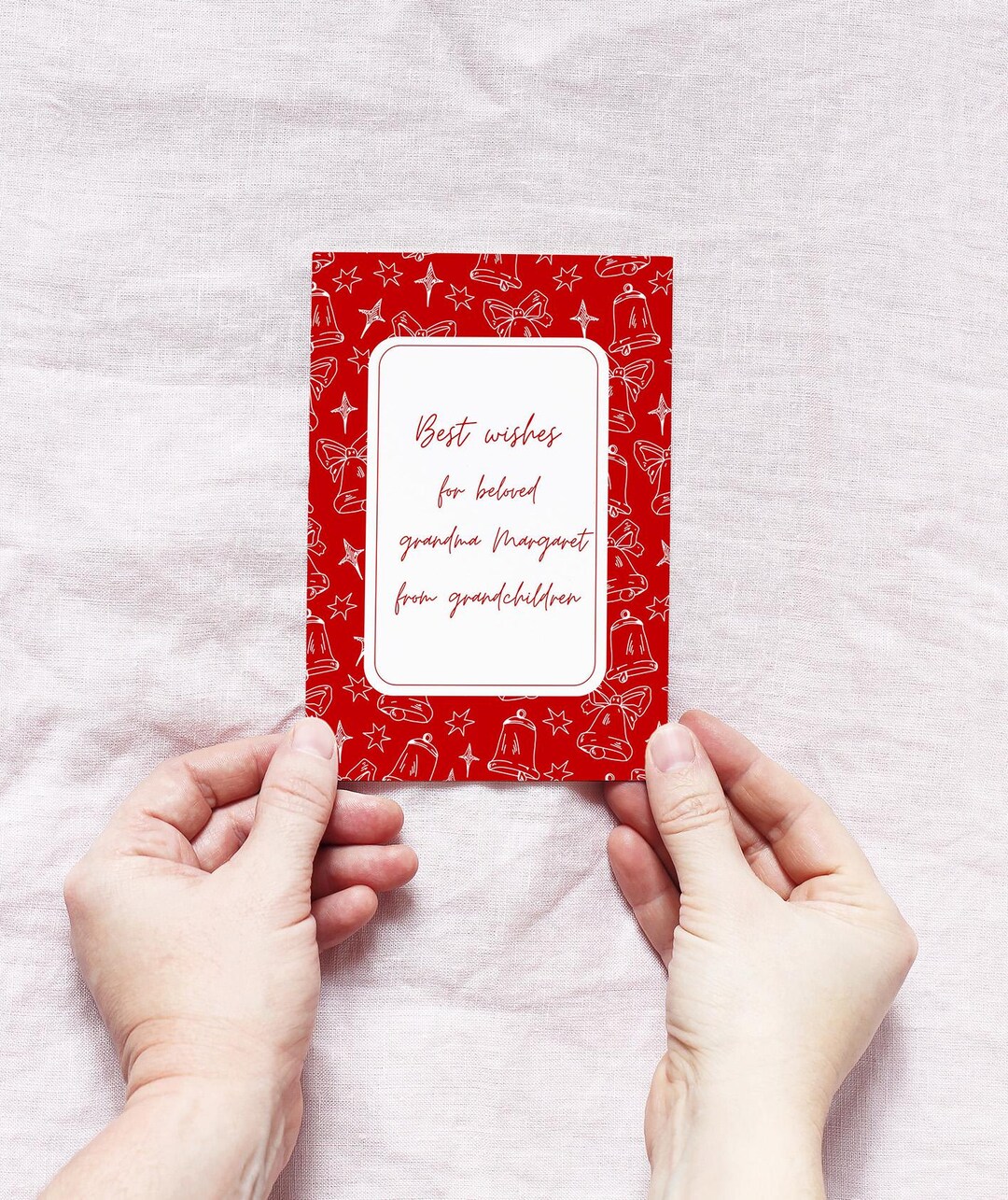 Christmas Card Template for Loved One • Printable Editable PDF ...