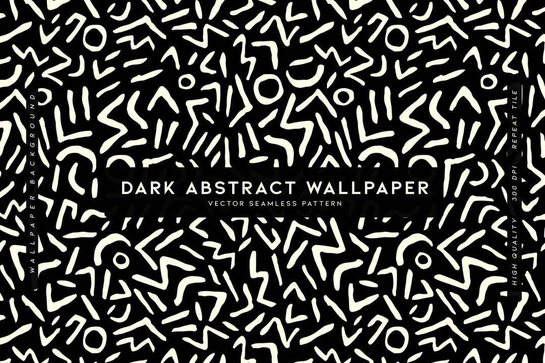 Dark Abstract Wallpaper - Digital Seamless Pattern PERSONAL LICENSE - Etsy