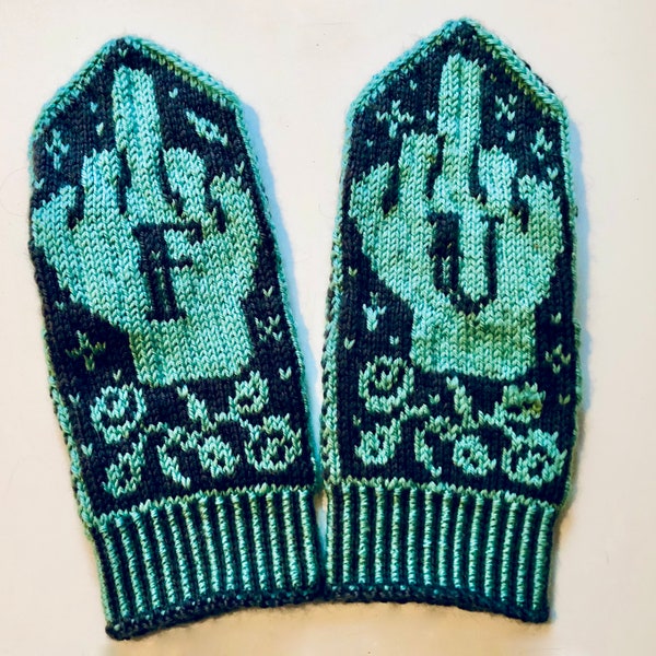 Middle Finger Mitten - Etsy