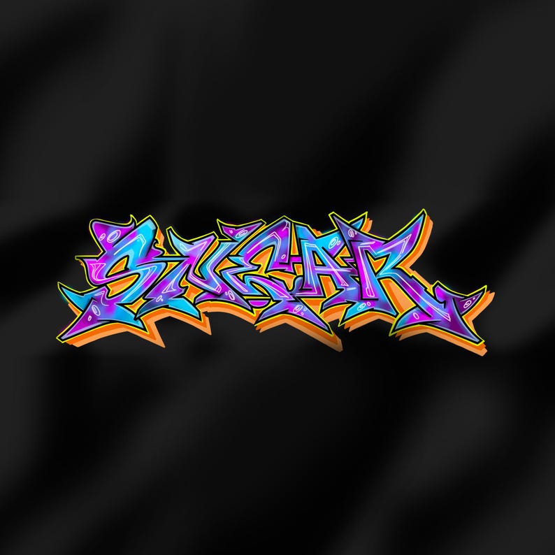 Custom - Digital Graffiti Art / Street Art, Personalized Artwork, Urban ...