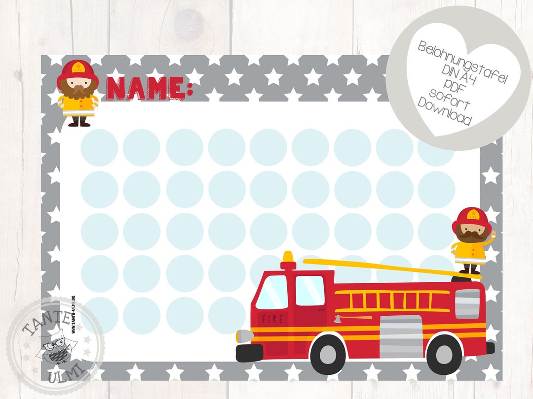 Reward Board Download PDF DIN A4 - Etsy UK