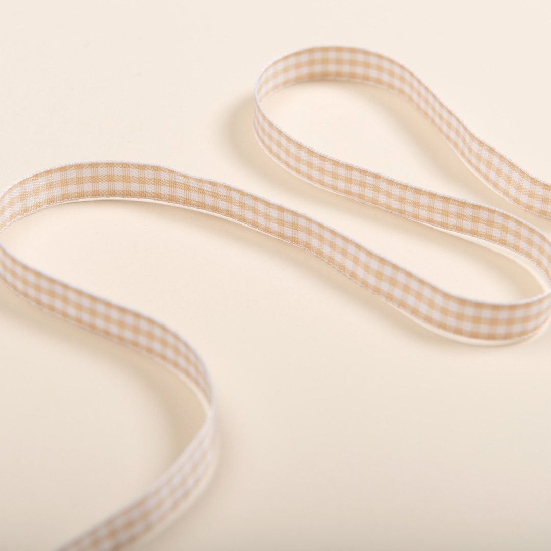 REMNANT Vintage Japanese Ribbon Tartan Checked Made in Japan Japanese ...