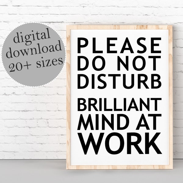 Do Not Disturb Sign for Office Cubicle - Etsy