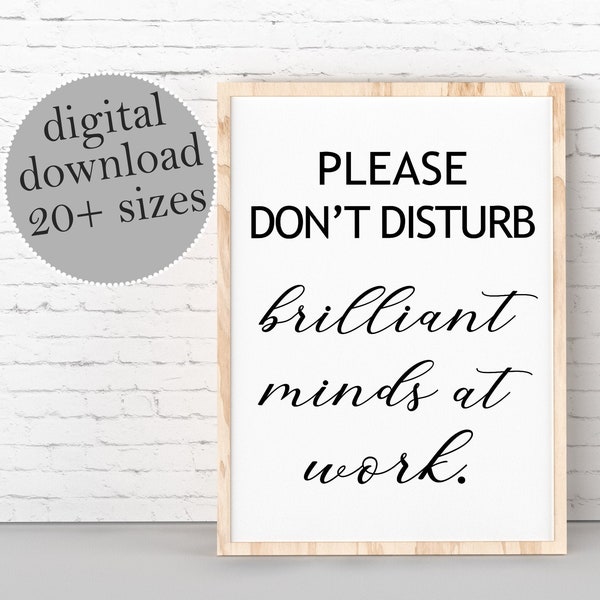 Cubicle Do Not Disturb Sign - Etsy Australia
