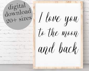 I Love You Sign / Valentines Day Love Sign / Love Sign / Gift for Her ...