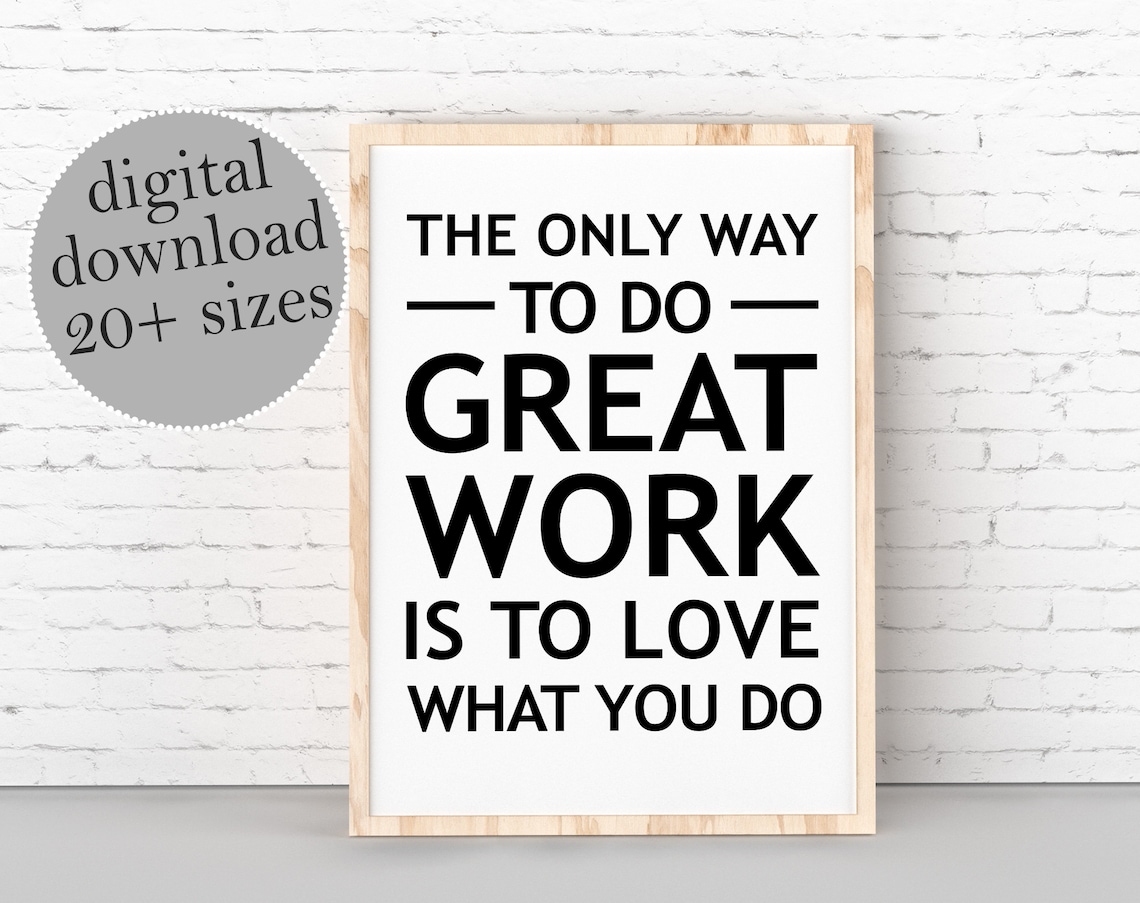 Cubicle Decor Work Hard Inspirational Quotes Motivational | Etsy